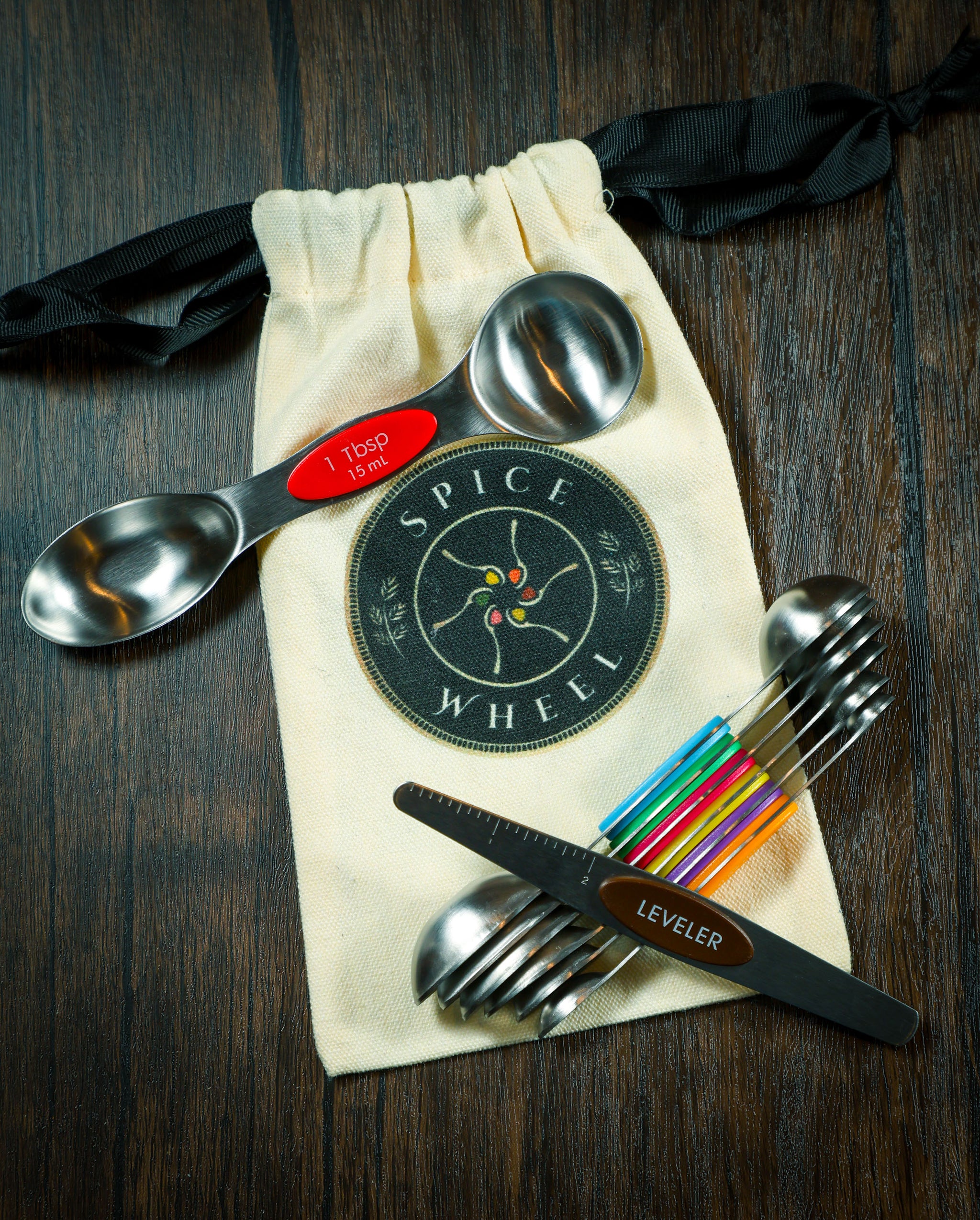 Magnetic Spoons with Canvas Bag – Spice Wheel