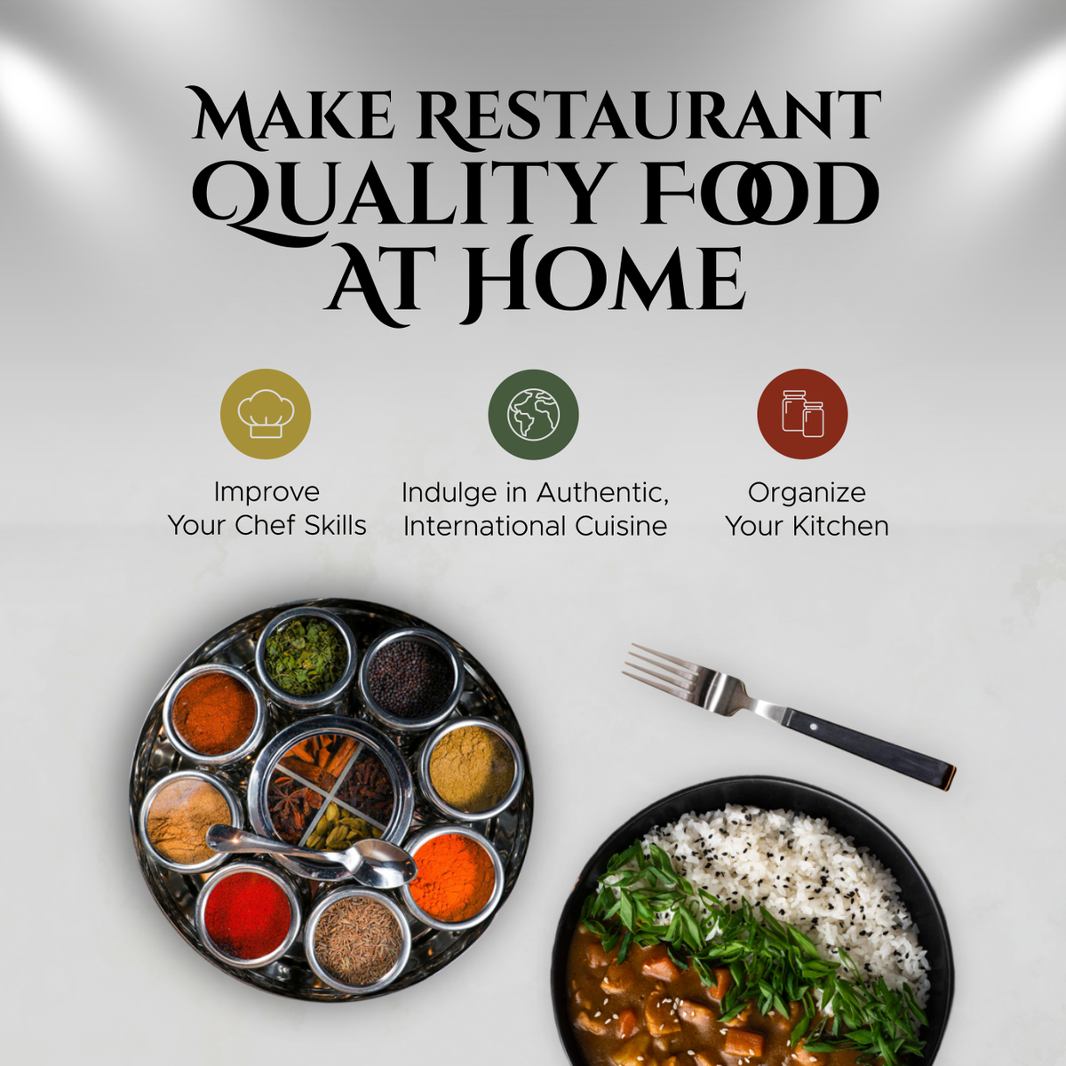 Premium Spices and Kitchen storage solutions